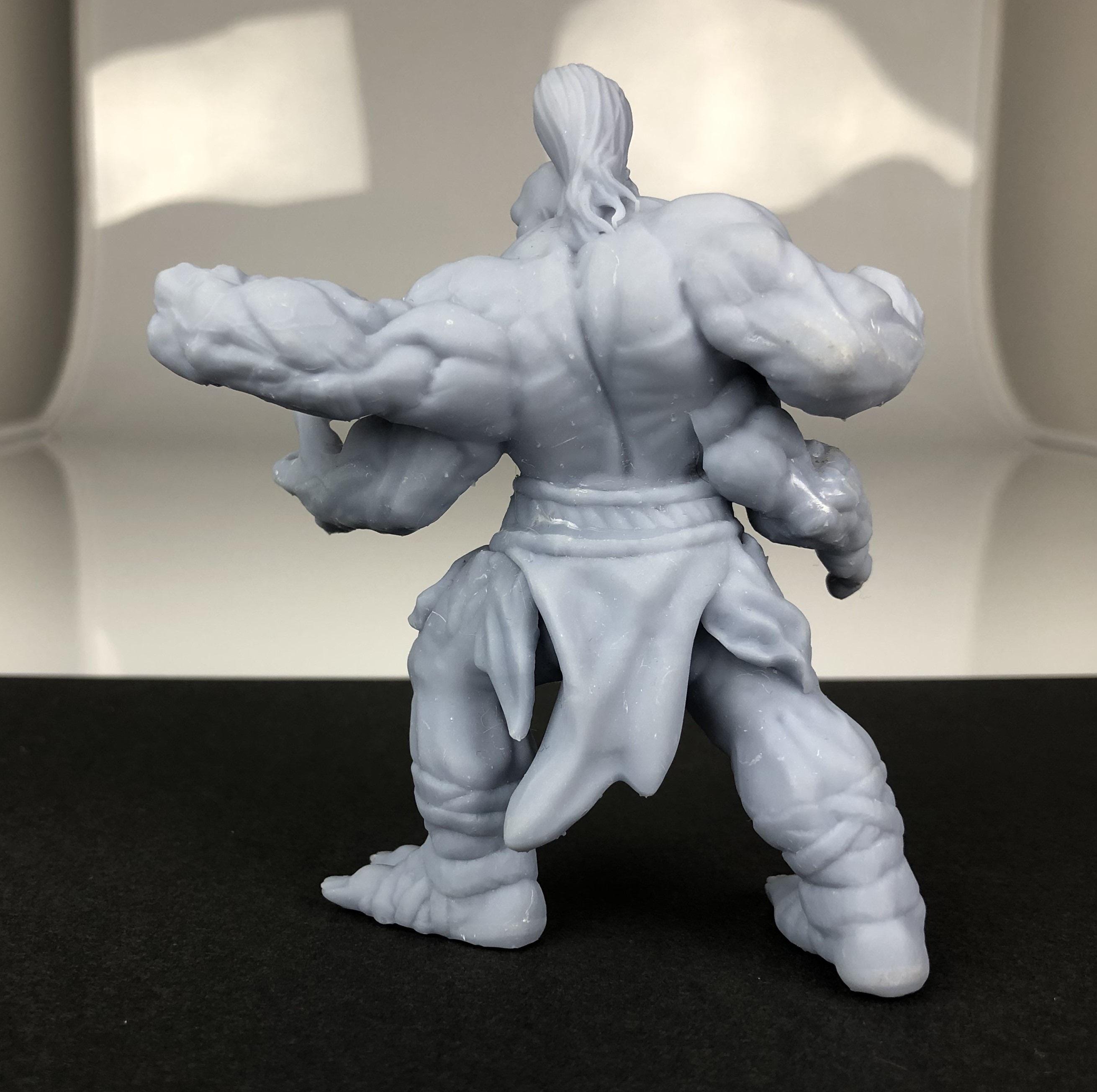 Mortal Kombat - GORO - Resin 3D Printed Miniature Figurine All Scales 1 ...