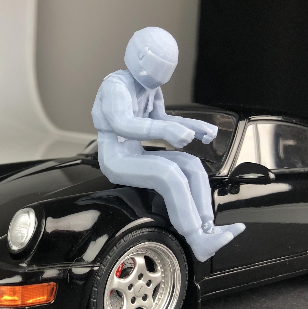 Racing Driver (car MOTO Driver) - - Resin 3D Printed Miniature Figurine ...