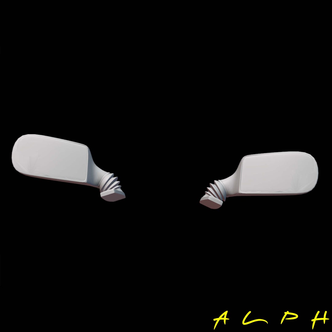 Lamborghini Countach Side Mirrors for Autoart Norev Solido 1/87 1/64 1/ ...