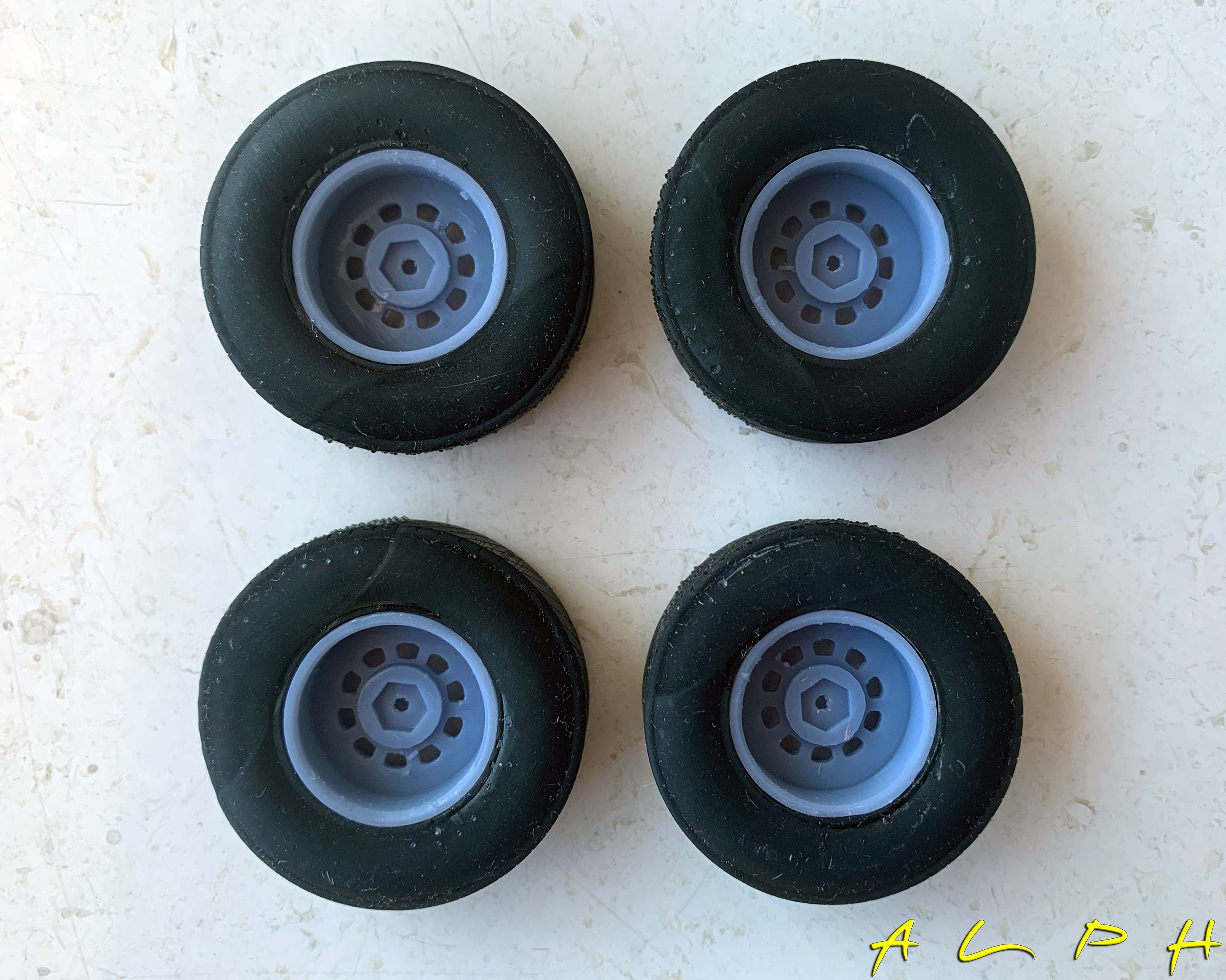 American Racing Vector Dodge General Lee Wheels 1/87 1/64 1/43 1/24 1/ ...