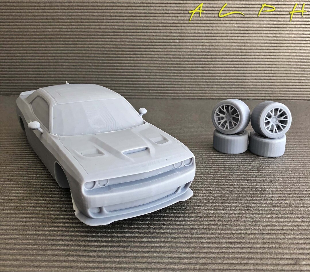 Dodge Challenger Hellcat 2015 Car Model 1/87 1/64 1/43 1/24 1/18 Scales ...