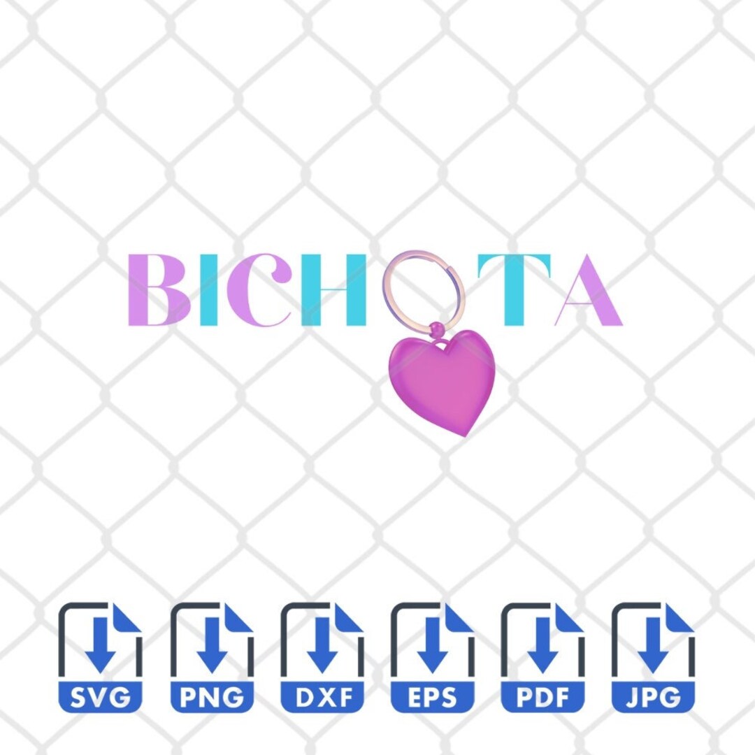 Bichota SVG, Png, Eps, Dxf, Pdf, Digital Cut File, Cricut Maker ...