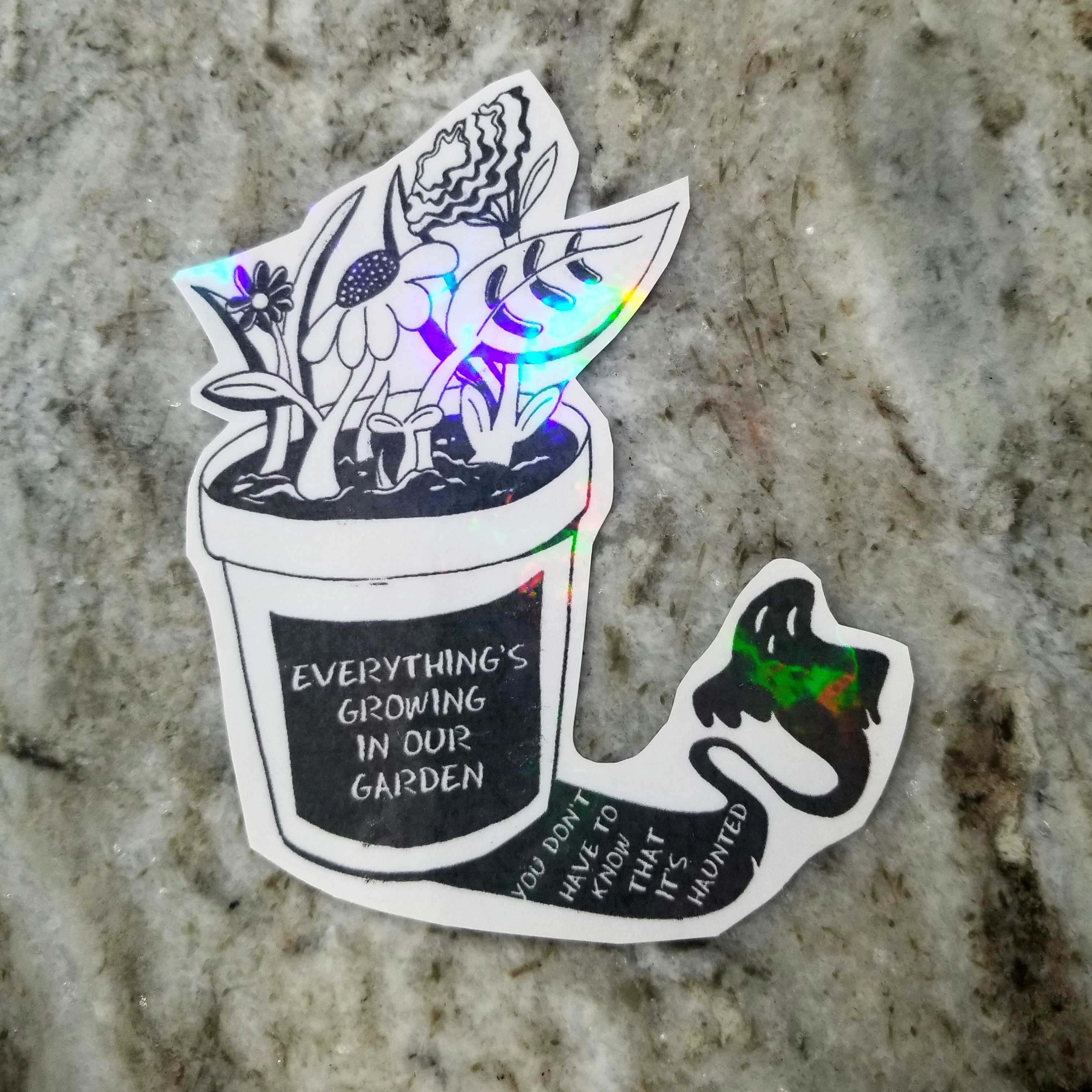 Garden Song - Phoebe Bridgers Sticker, Ghost - Etsy