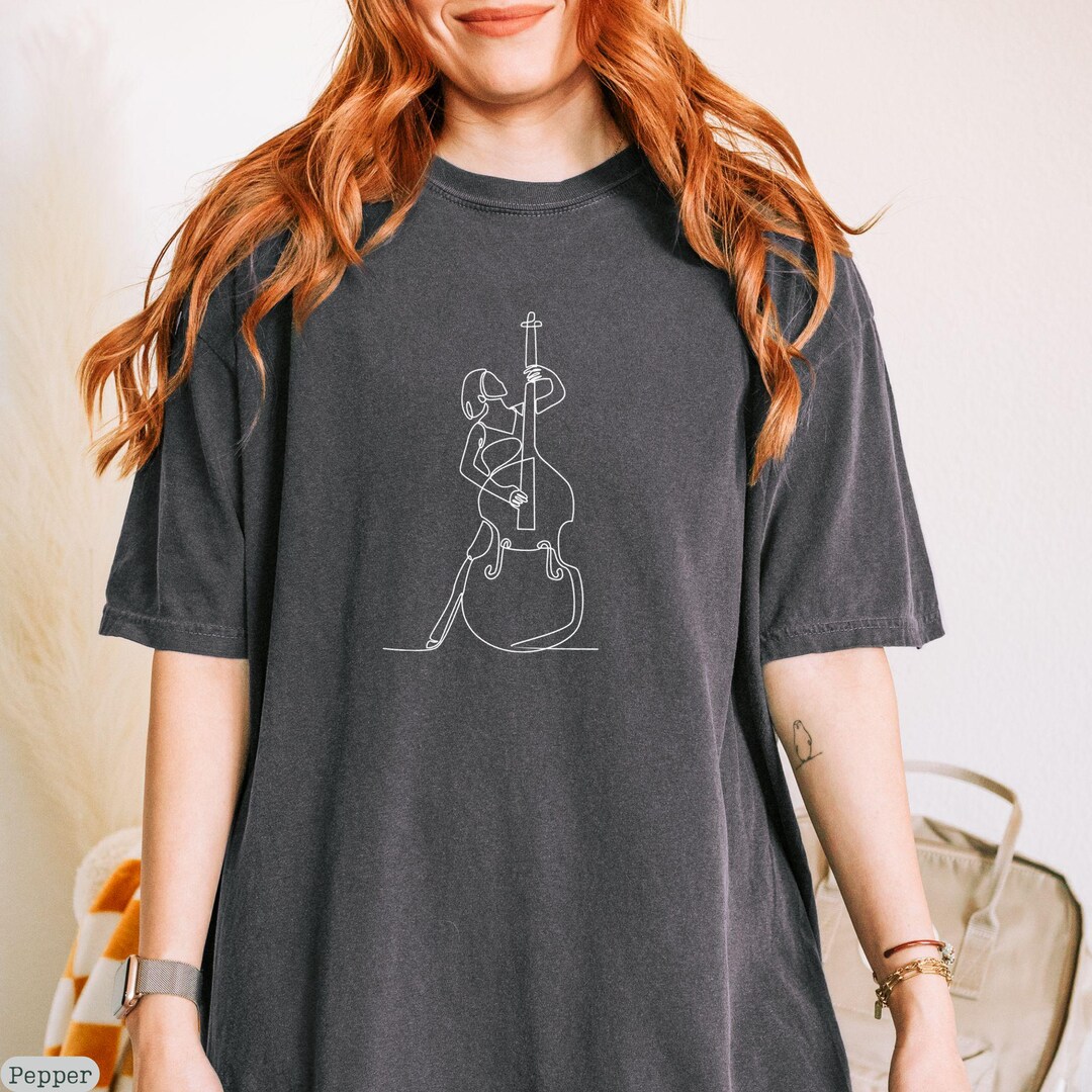Comfort Colors® Double Bass Shirt, Bassist Shirt, Bass Player Shirt ...