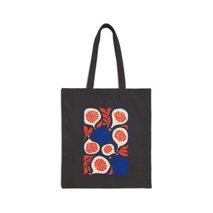 Aesthetic Figs Canvas Tote Bag, Vintage Figs Cute Canvas Tote Bag, Figs ...