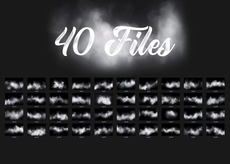 Smoke Overlays Pack, Fog Overlays, High Quality Photoshop Overlays ...