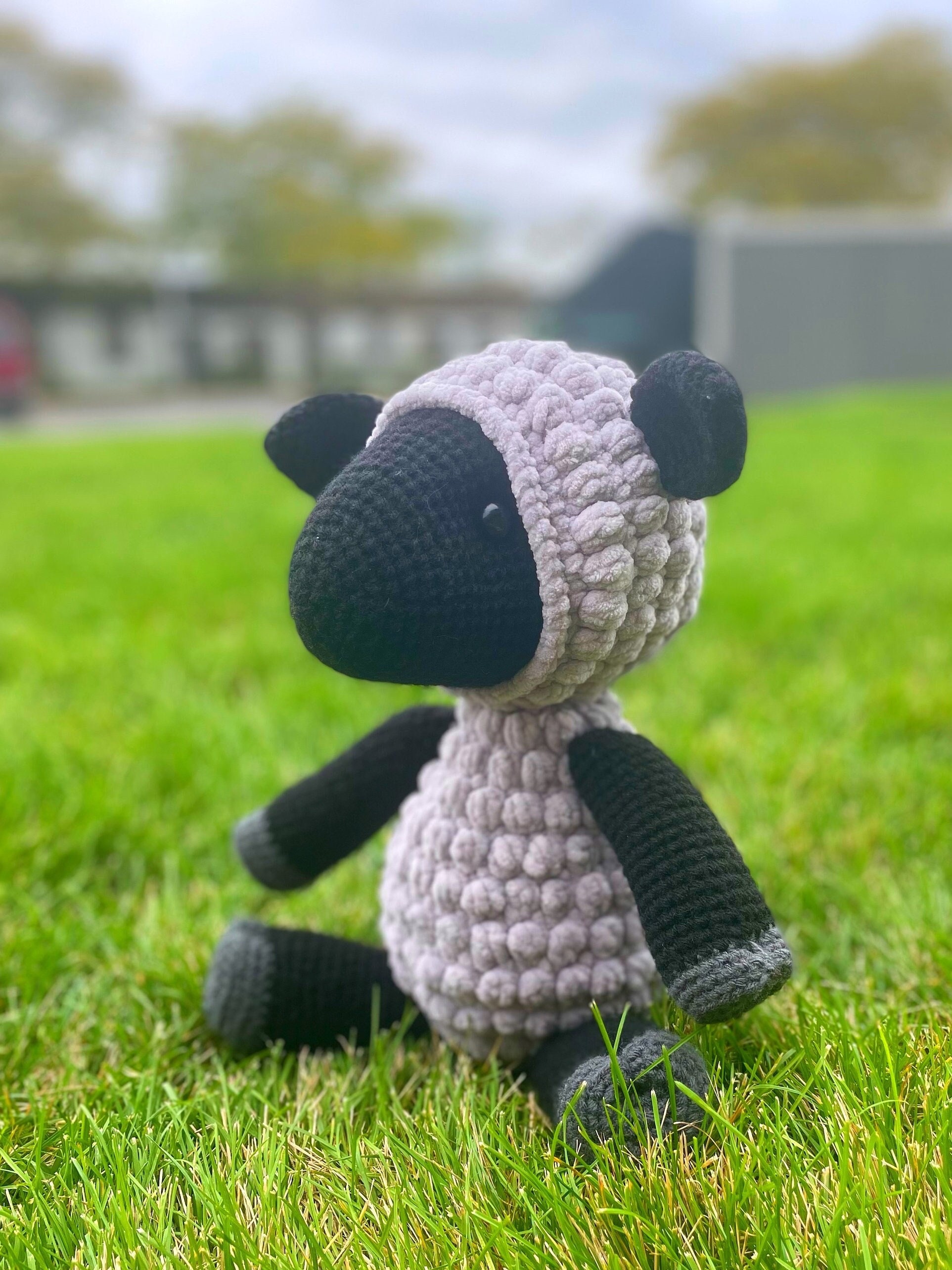 Sage the Sheep, Crochet Sheep, Sheep Plushie, Stuffed Sheep, Amigurumi Sheep, Farm Animal ...