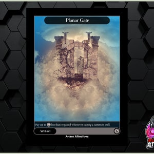 Planar Gate - Full Art Custom Card - Etsy