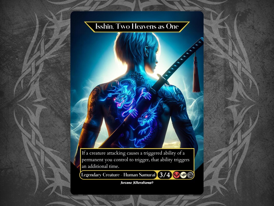 Isshin, Two Heavens as One - Proxy Full Art Custom Card - Etsy