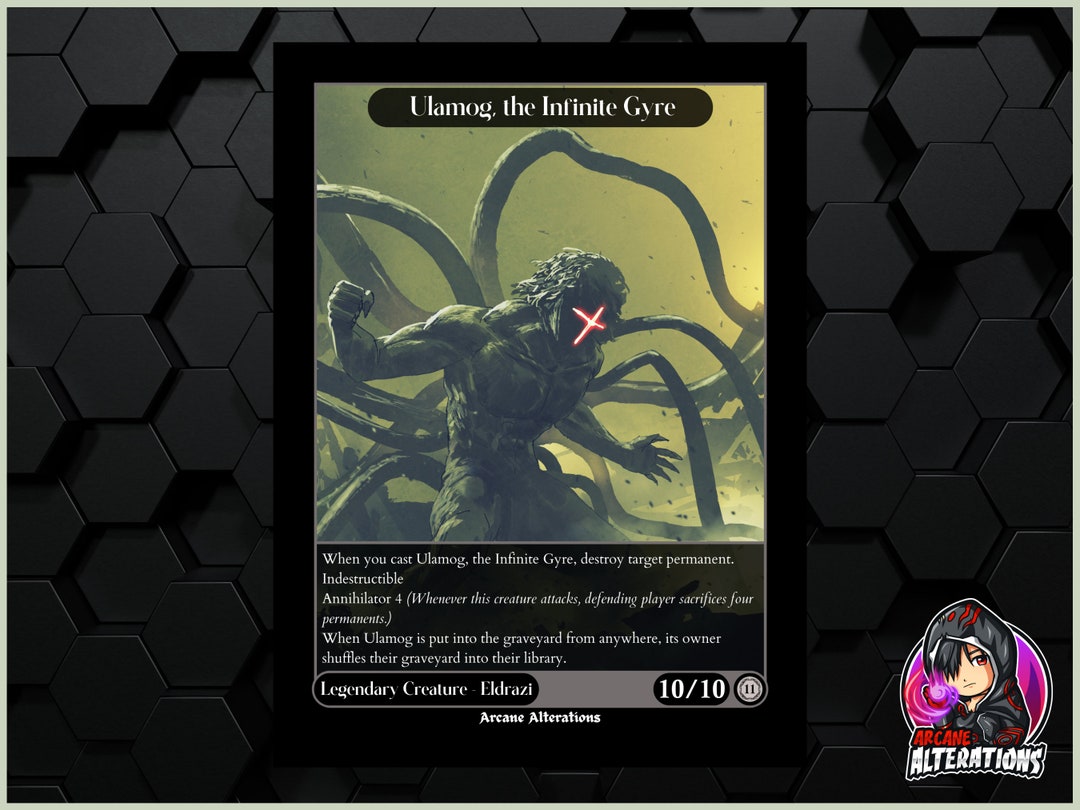 Ulamog, the Infinite Gyre Full Art Custom Card - Etsy