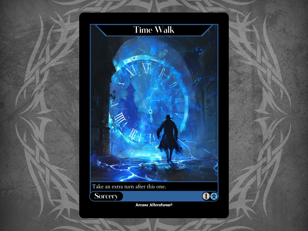 Time Walk - Full Art Custom Card - Etsy