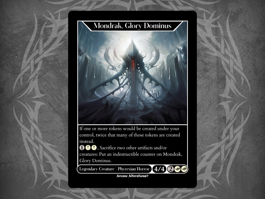 Mondrak, Glory Dominus - Full Art Custom Card - Etsy