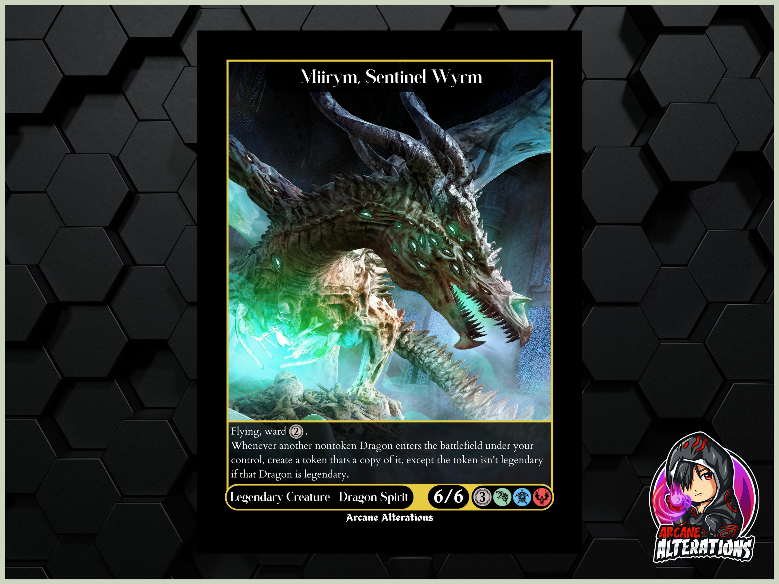 Miirym Sentinel Wyrm Full Art Custom Card - Etsy