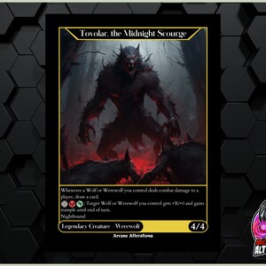 Tovolar, Dire Overlord - Full Art Custom Card - Etsy
