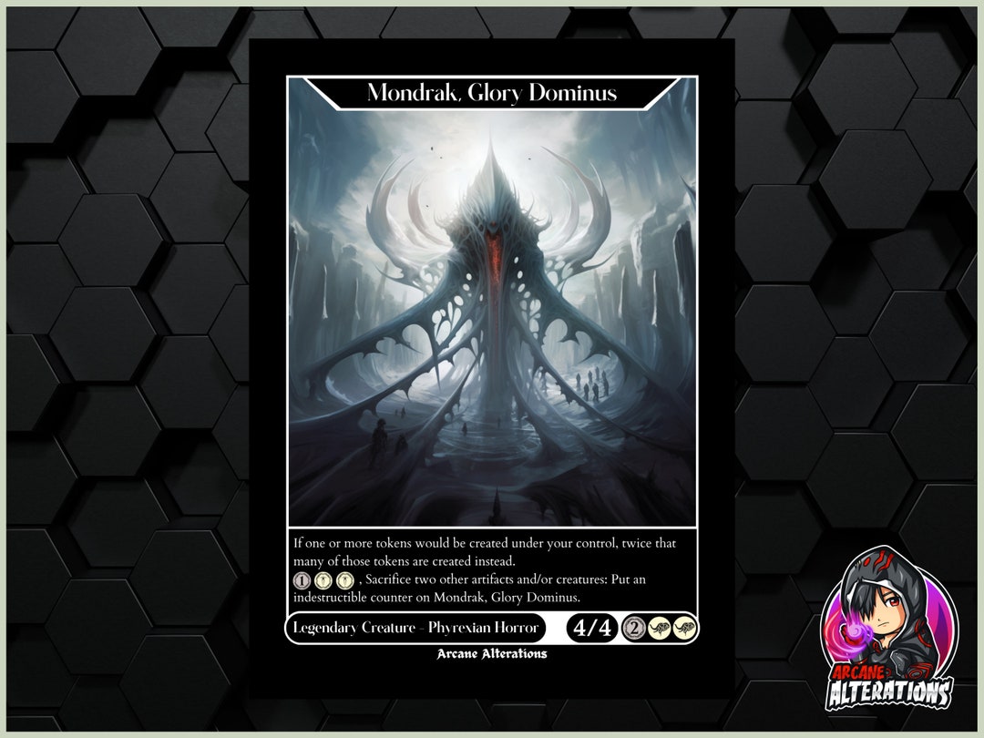 Mondrak, Glory Dominus Full Art Custom Card - Etsy