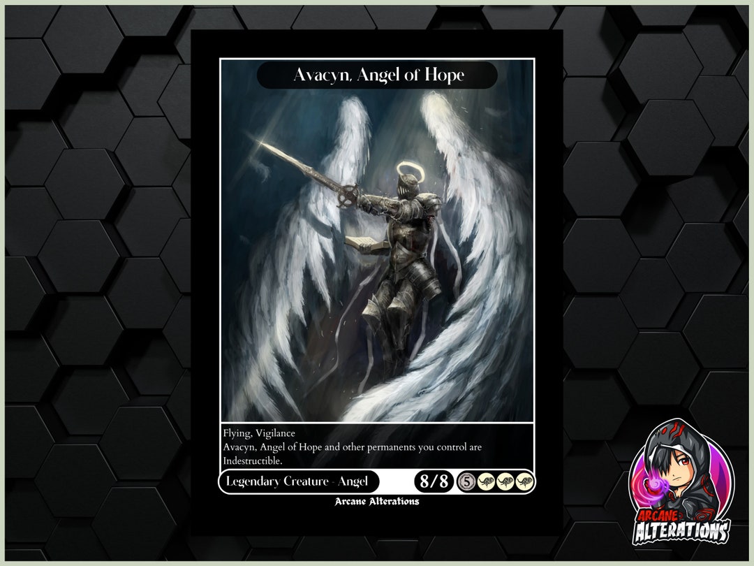 Avacyn, Angel of Hope Full Art Custom Card - Etsy