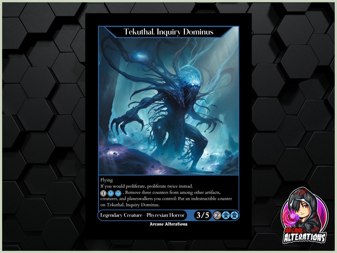 Tekuthal, Inquiry Dominus Full Art Custom Card - Etsy