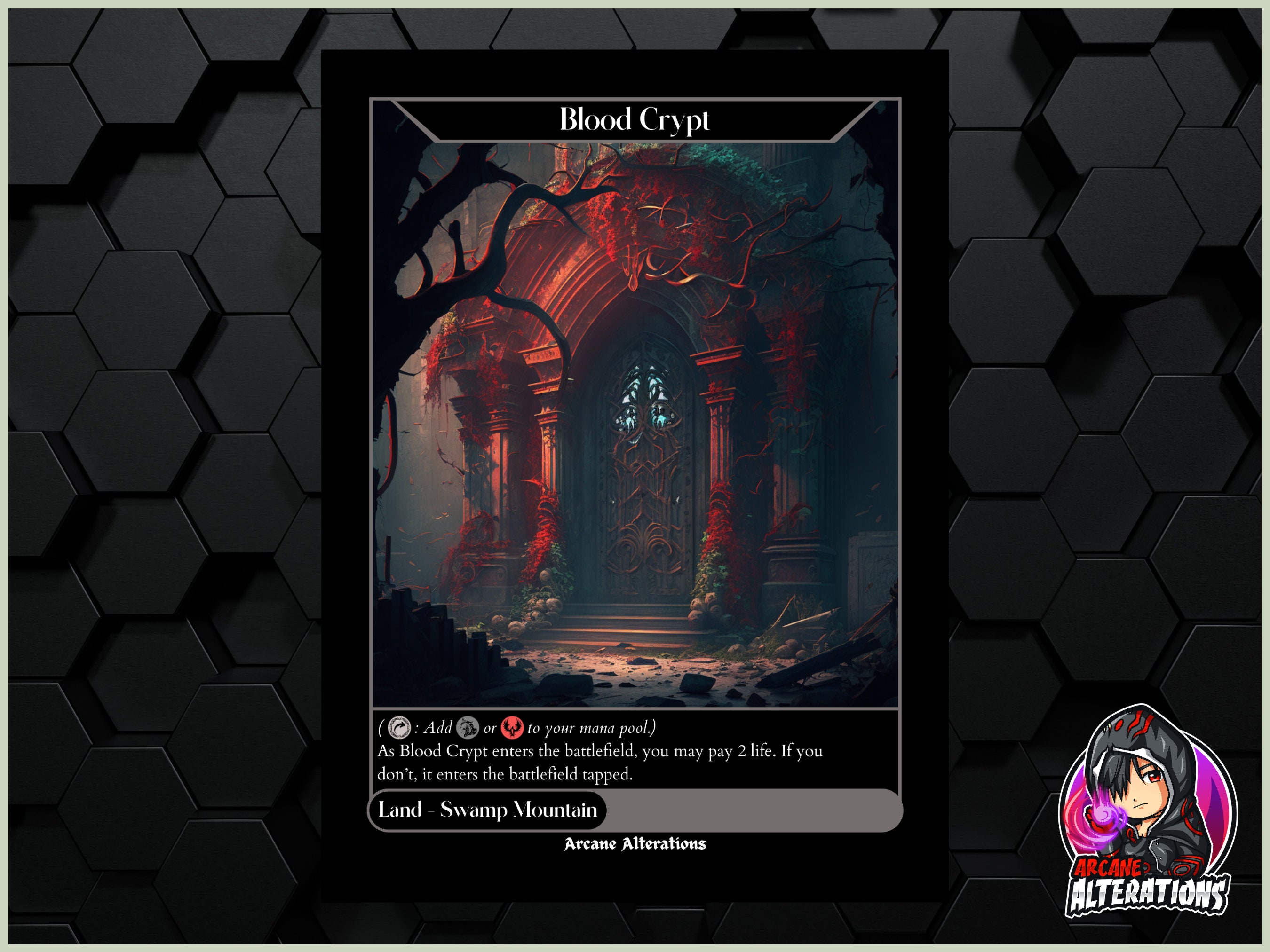 Blood Crypt Full Art Custom Card - Etsy
