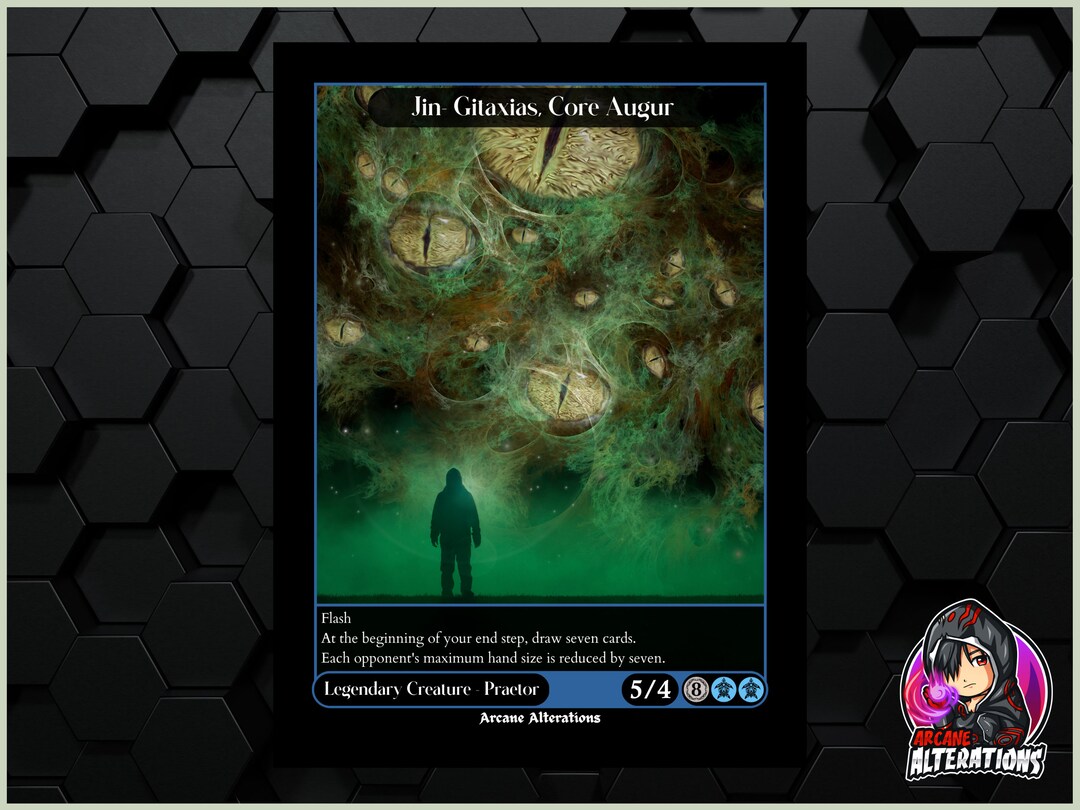 Jin-gitaxias, Core Augur - Full Art Custom Card - Etsy
