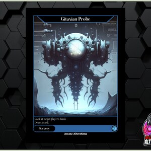 Gitaxian Probe - Full Art Custom Card - Etsy