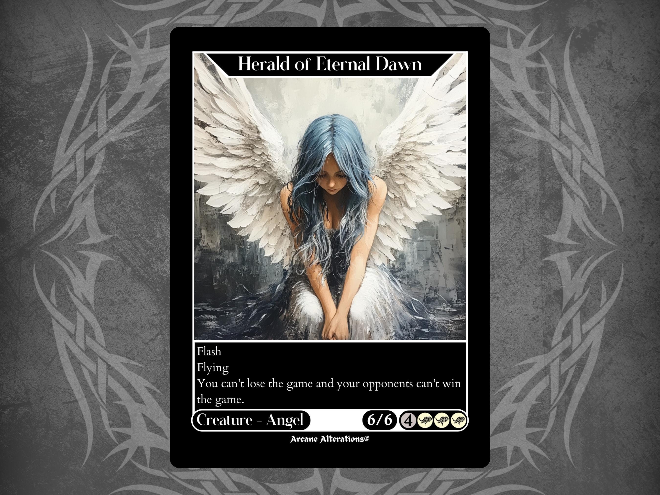 Herald of Eternal Dawn - Full Art Custom Card - Etsy