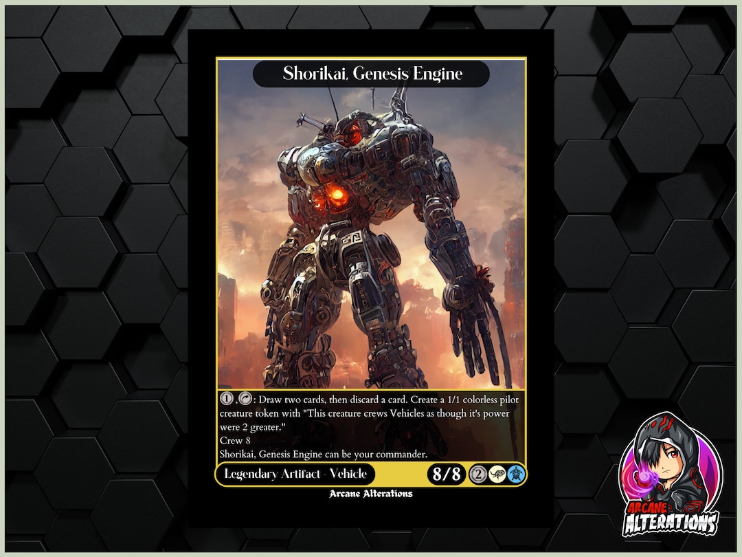 Shorakai, Genesis Engine - Full Art Custom Card - Etsy