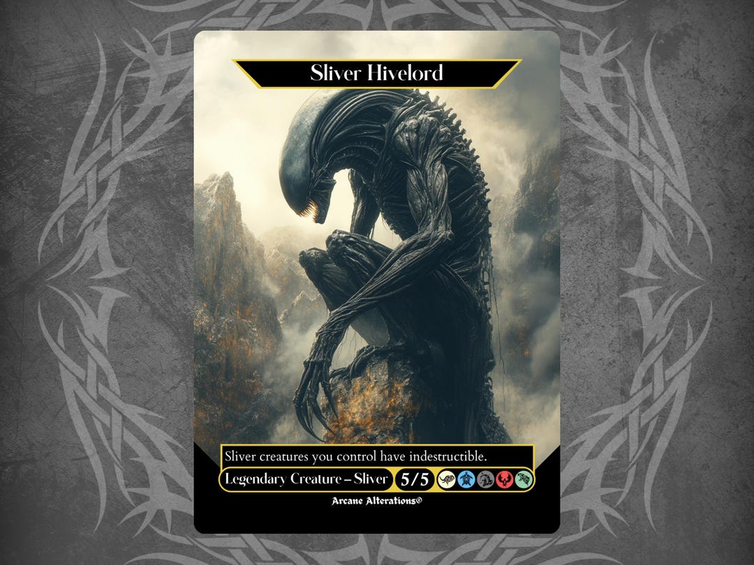 Sliver Hivelord - Proxy Full Art Custom Card - Etsy