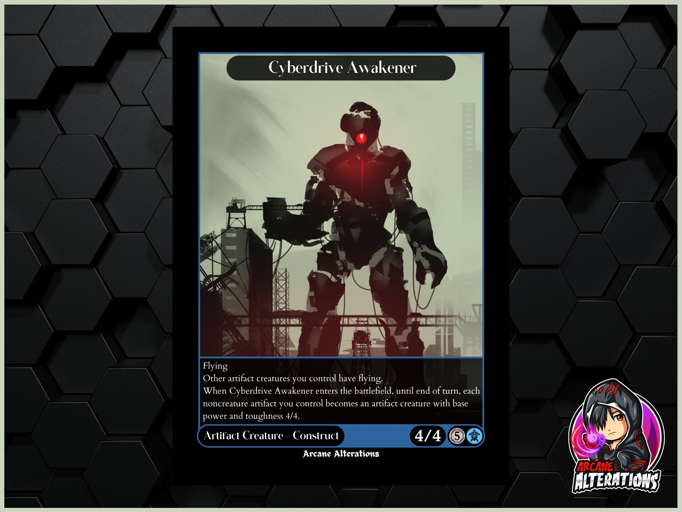 Cyberdrive Awakener Full Art Custom Card - Etsy