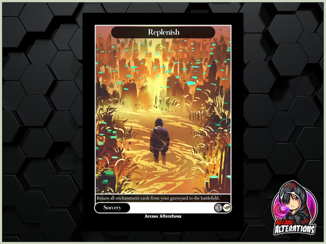 Replenish Full Art Custom Card - Etsy