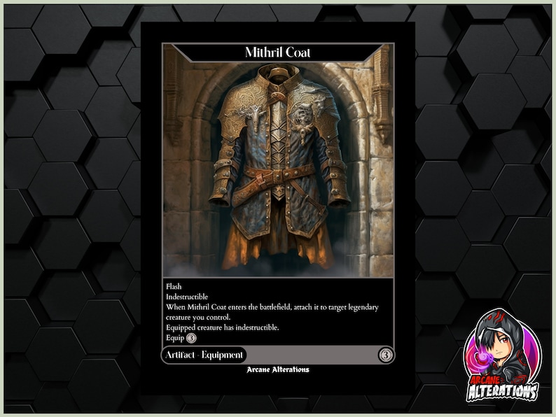 Mithril Coat Full Art Custom Card - Etsy