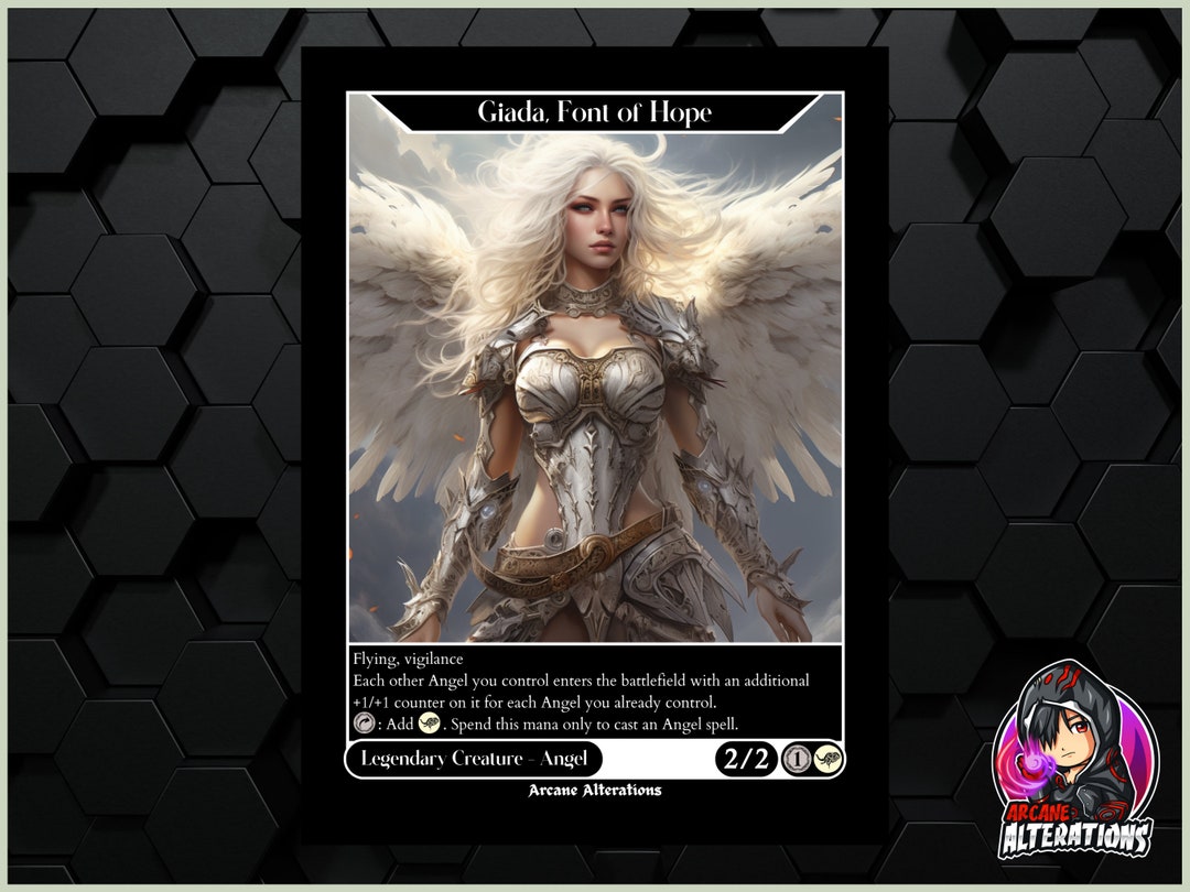 Giada, Font of Hope - Full Art Custom Card - Etsy