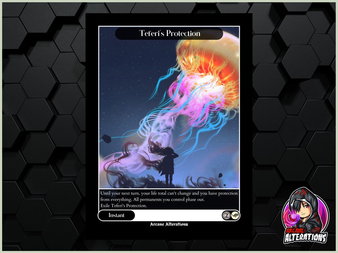 Teferi's Protection Full Art Custom Card - Etsy