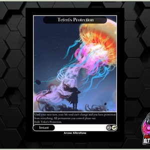 Teferi's Protection Full Art Custom Card - Etsy