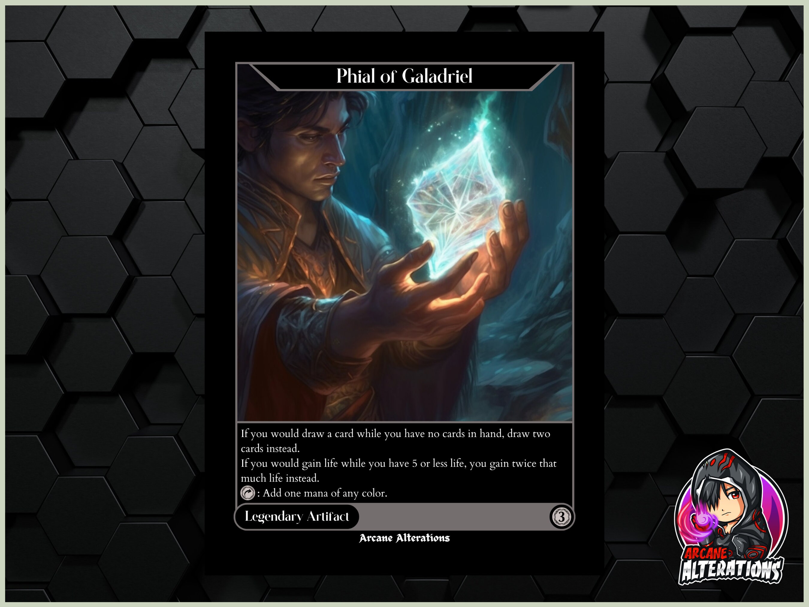 Phial of Galadriel Full Art Custom Card - Etsy