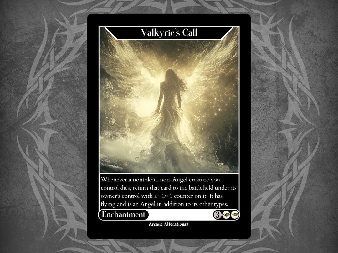 Valkarie's Call Full Art Custom Card - Etsy