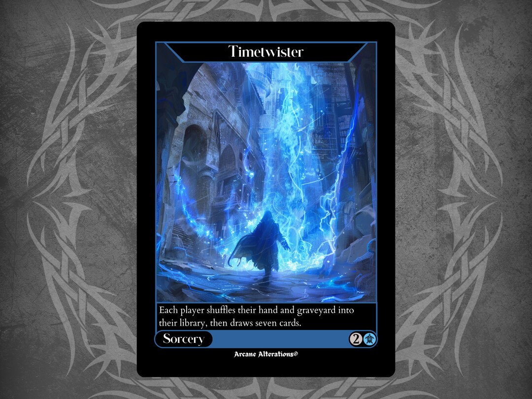 Timetwister - Full Art Custom Card - Etsy