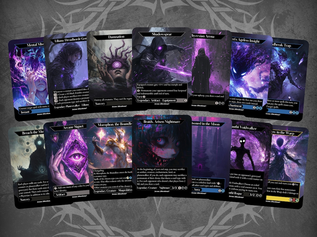 Void Bundle - Proxy Full Art Custom Card - Etsy