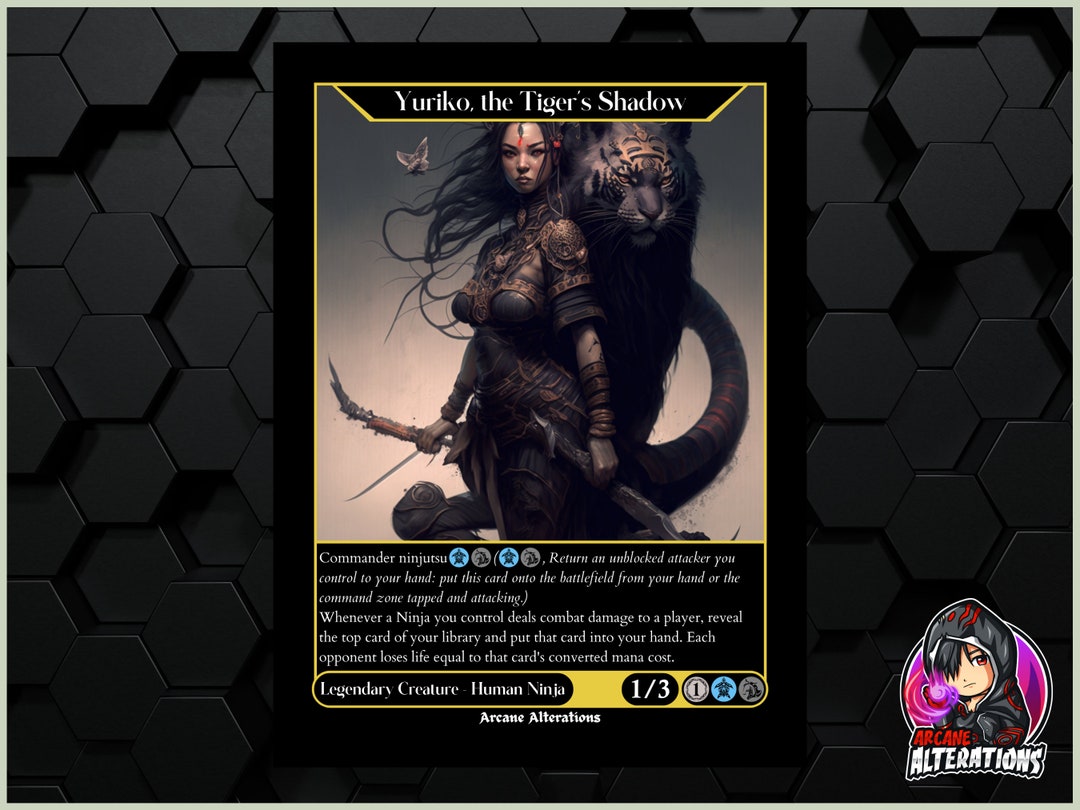 Yuriko, the Tiger's Shadow - Full Art Custom Card - Etsy