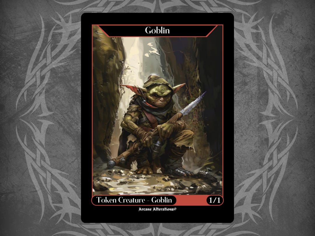 Goblin Token Full Art Custom Card - Etsy