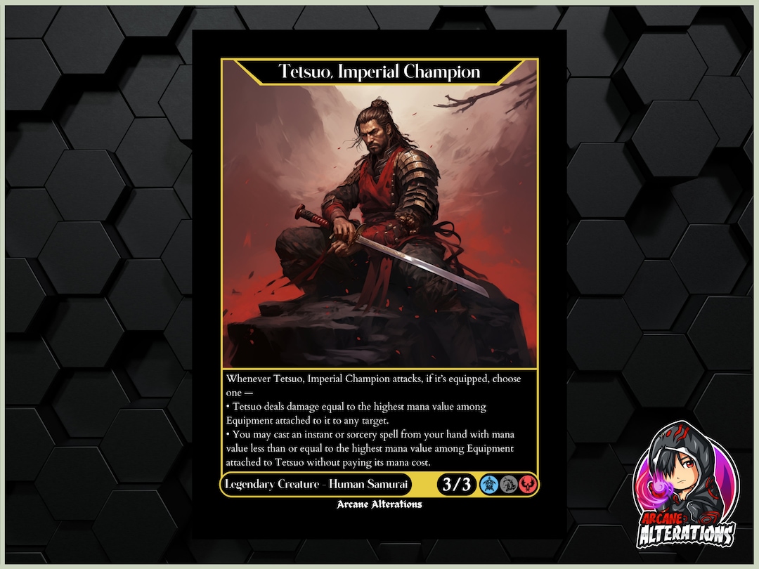 Tetsuo, Imperial Champion - Full Art Custom Card - Etsy