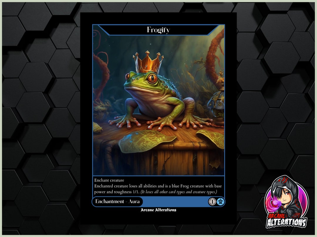Frogify Full Art Custom Card - Etsy
