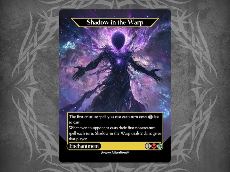Shadow in the Warp - Proxy Full Art Custom Card - Etsy