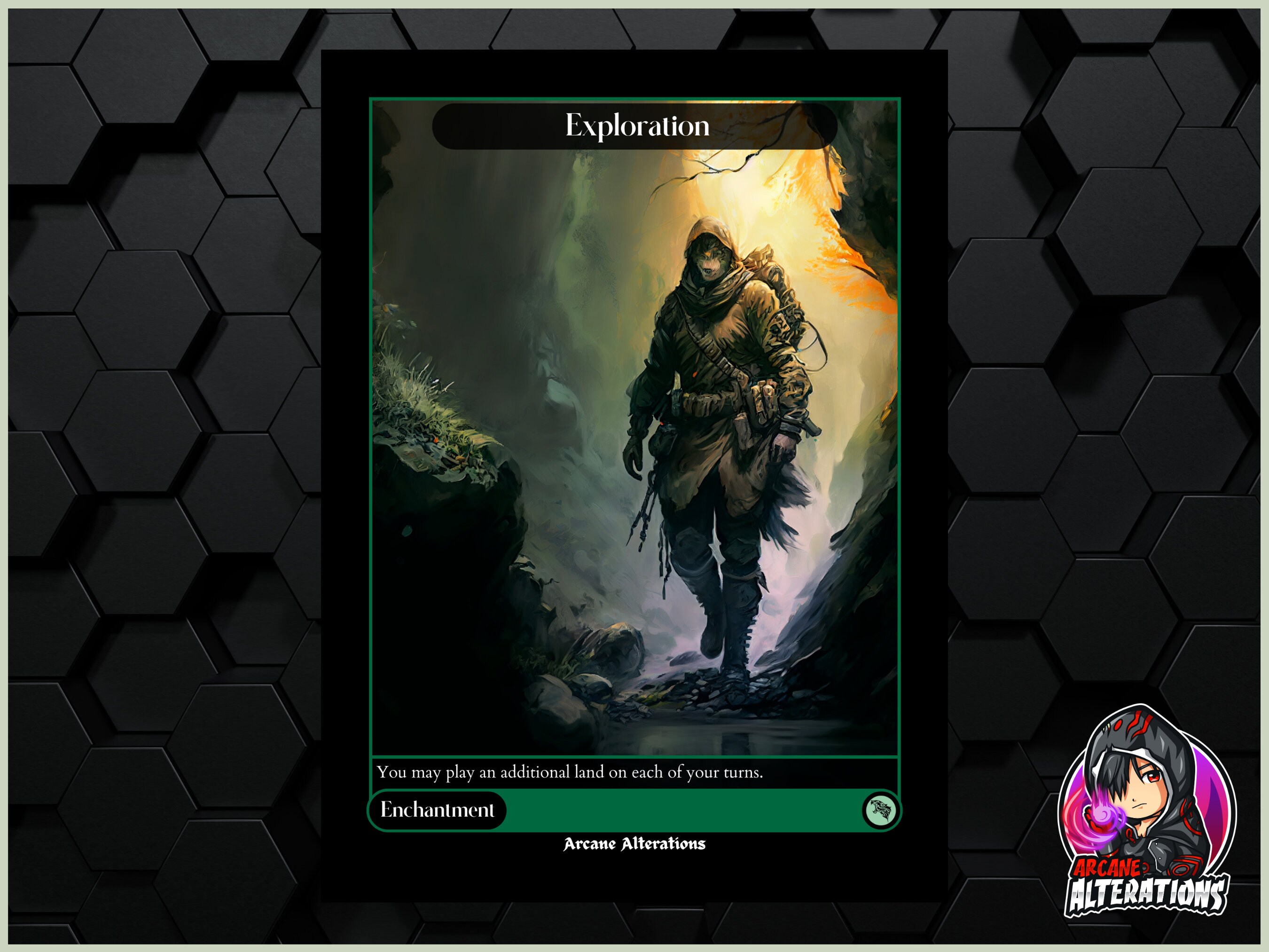 Exploration Full Art Custom Card - Etsy