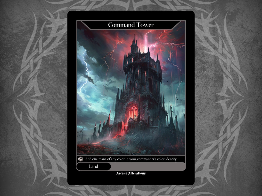 Command Tower Full Art Custom Card - Etsy