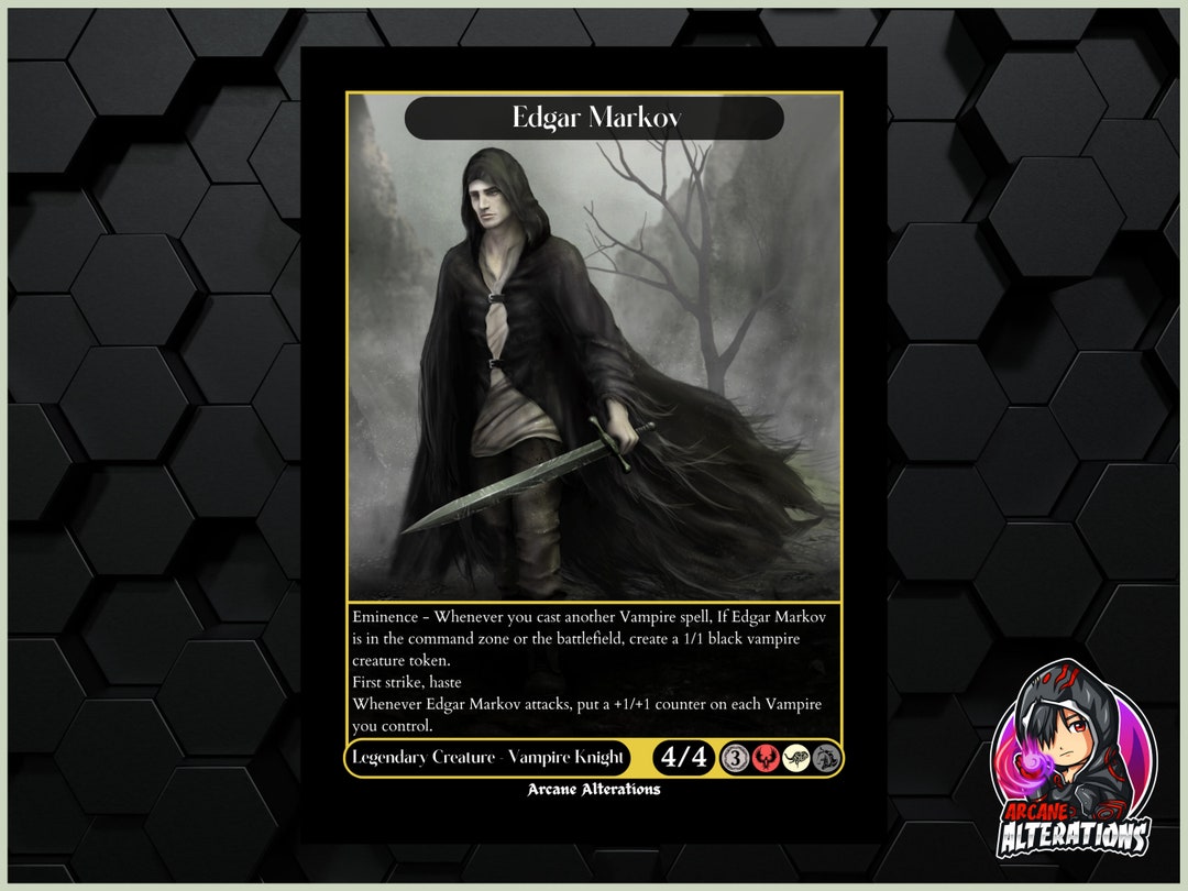 Edgar Markov - Full Art Custom Card - Etsy