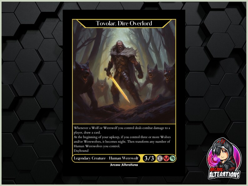 Tovolar, Dire Overlord Full Art Custom Card - Etsy