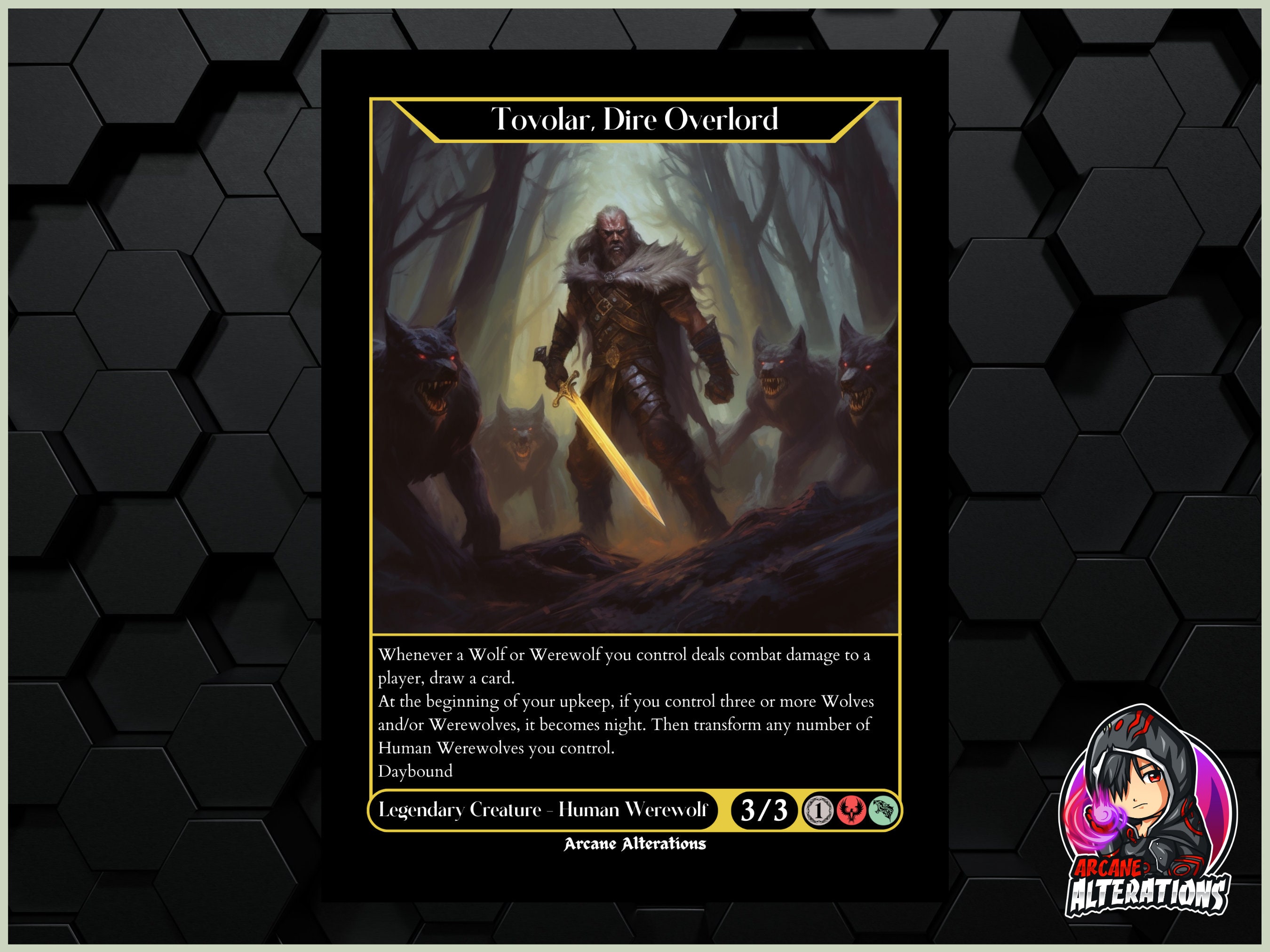 Tovolar, Dire Overlord Full Art Custom Card - Etsy