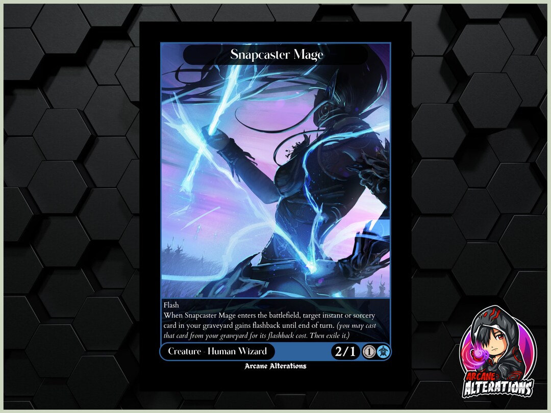 Snapcaster Mage - Full Art Custom Card - Etsy