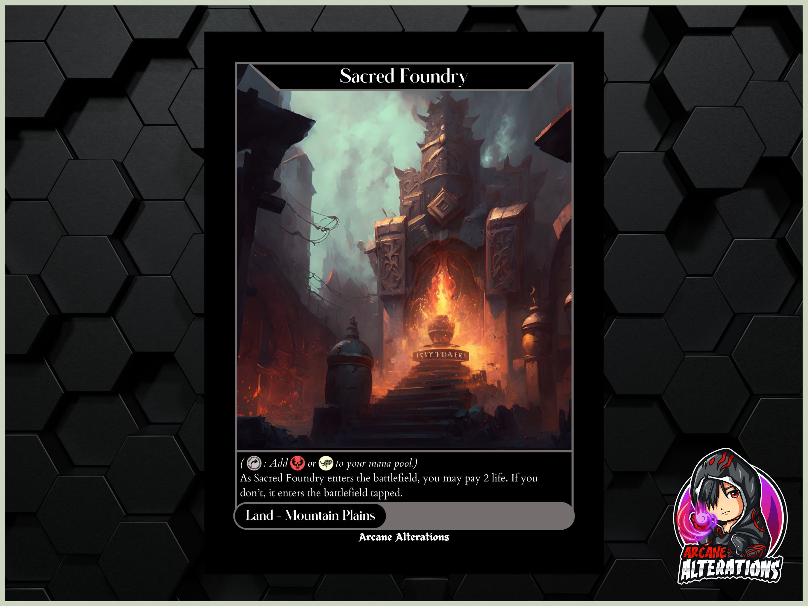 Sacred Foundry Full Art Custom Card - Etsy