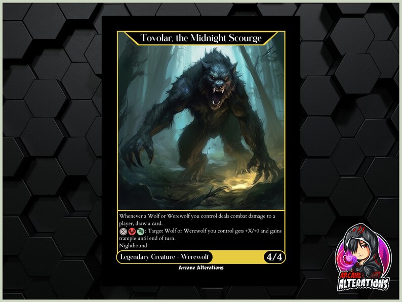 Tovolar, Dire Overlord Full Art Custom Card - Etsy